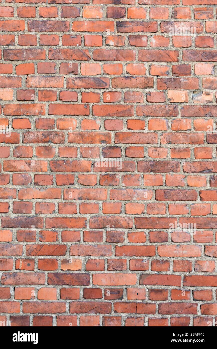 Old messy brick wall texture background exterior Stock Photo - Alamy