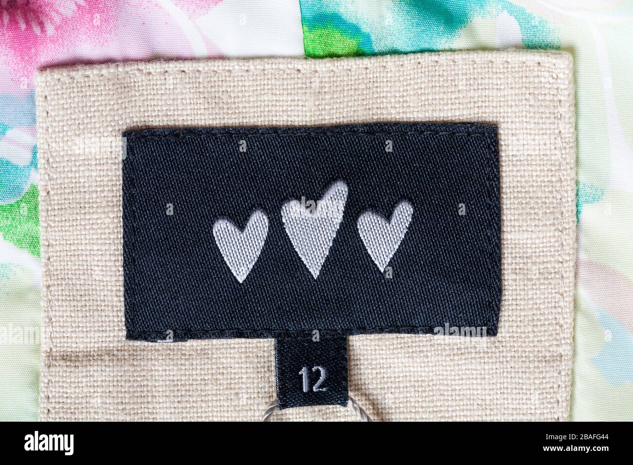 Per Una label with hearts in Marks & Spencer woman's jacket size 12 ...