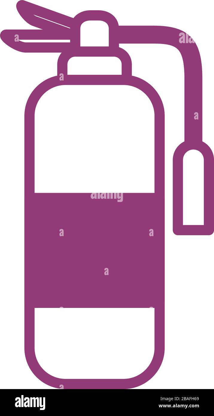 fire extinguisher line style icon Stock Vector Image & Art - Alamy