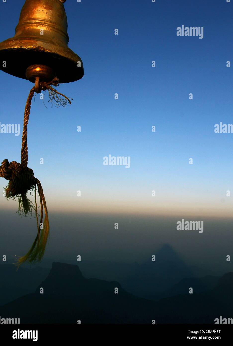 Shadow of Adam's peak Stock Photo - Alamy