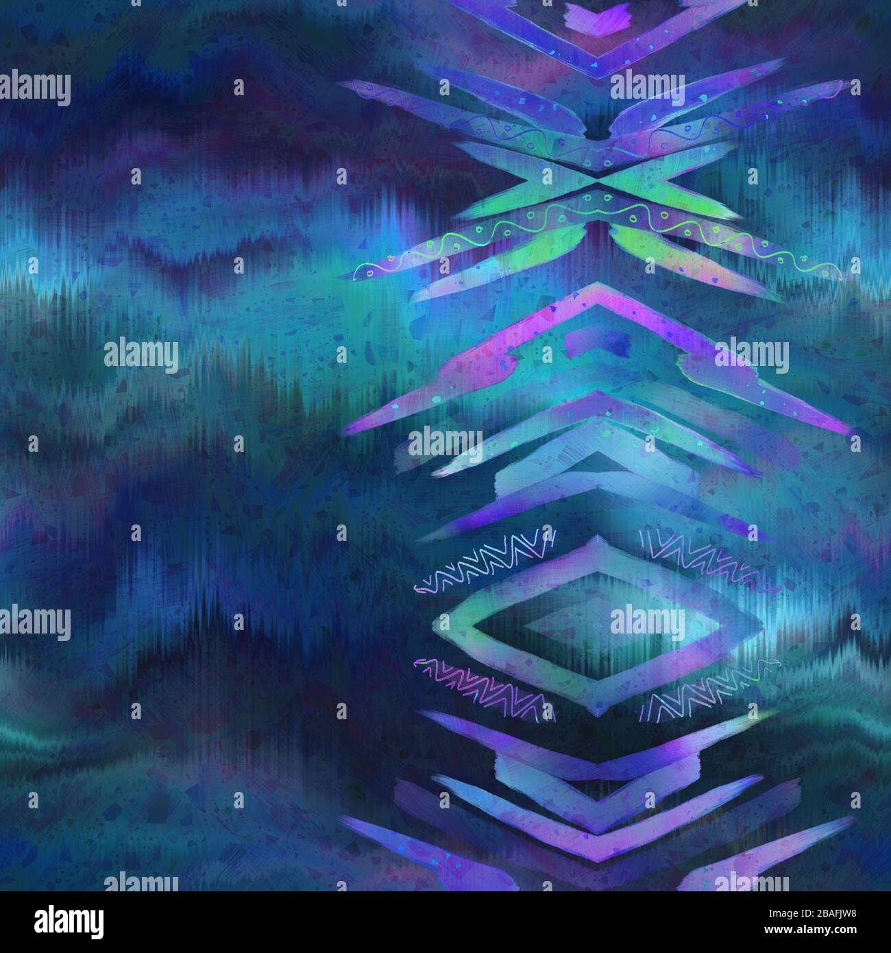 Surreal ombre blend digital pattern overlay swatch Stock Photo - Alamy