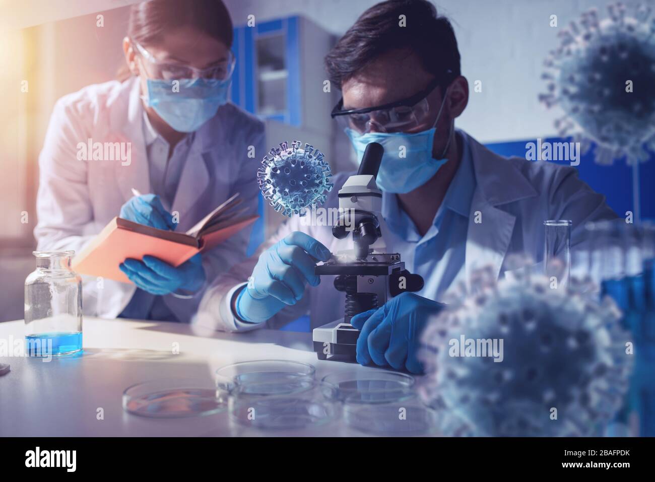 Laboratory hospital lab hi-res stock photography and images - Alamy