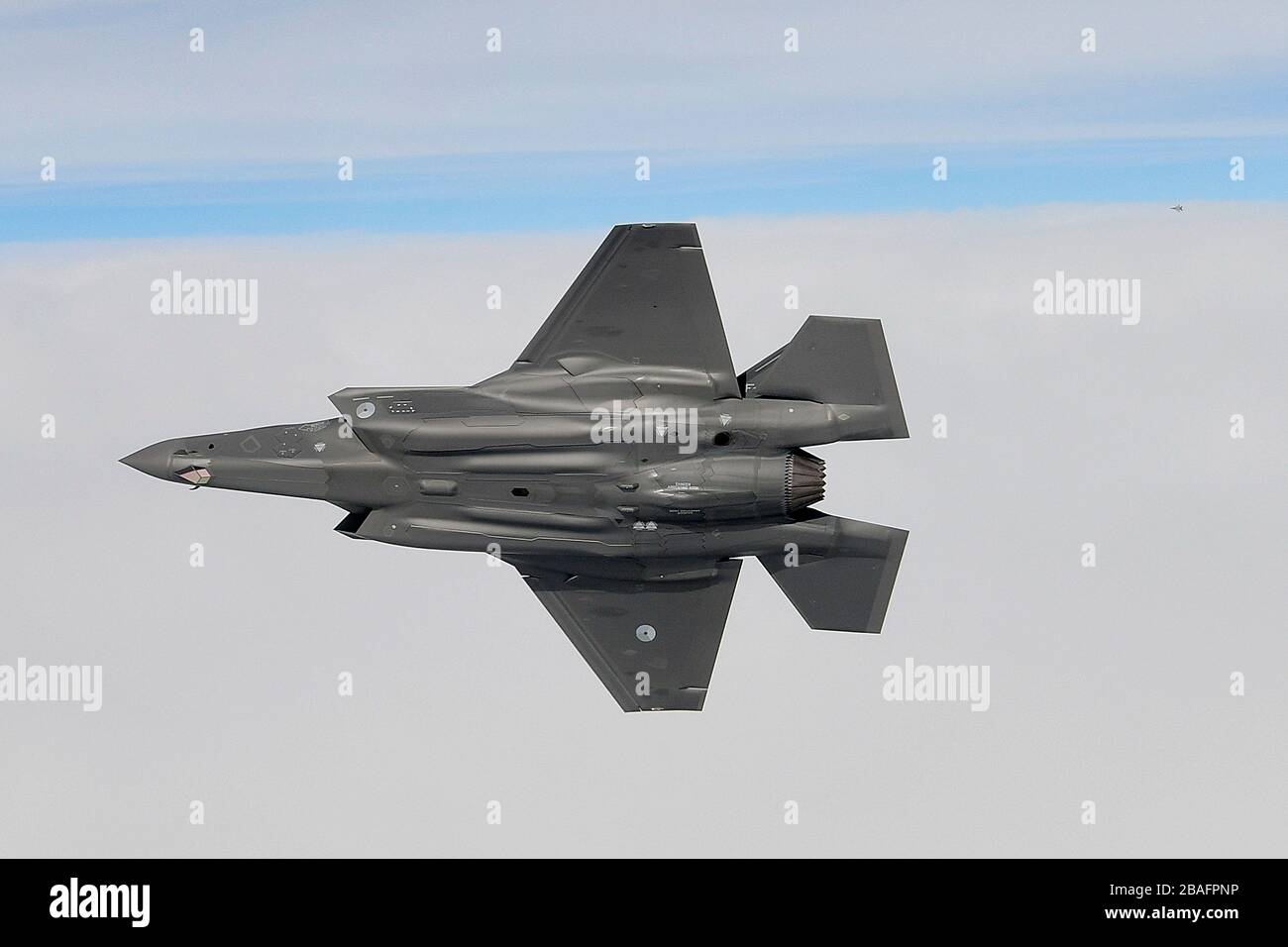 A Royal Netherlands air force F-35A stealth fighter aircraft during ...