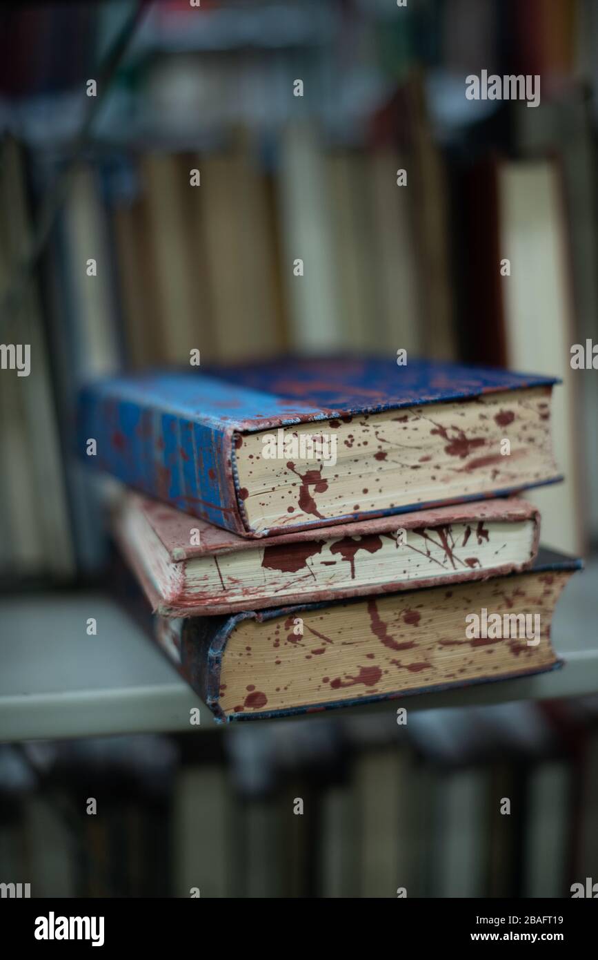 Splattered blood hi-res stock photography and images - Alamy