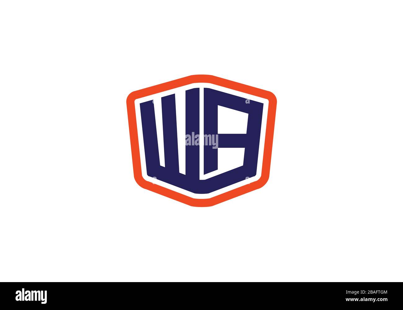 W A, WA Initial Letter Logo design vector template, Graphic Alphabet ...