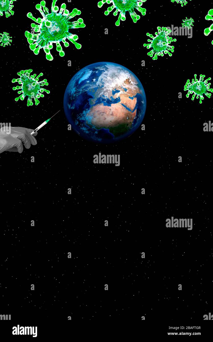 Earth from space biohazard hi-res stock photography and images - Alamy