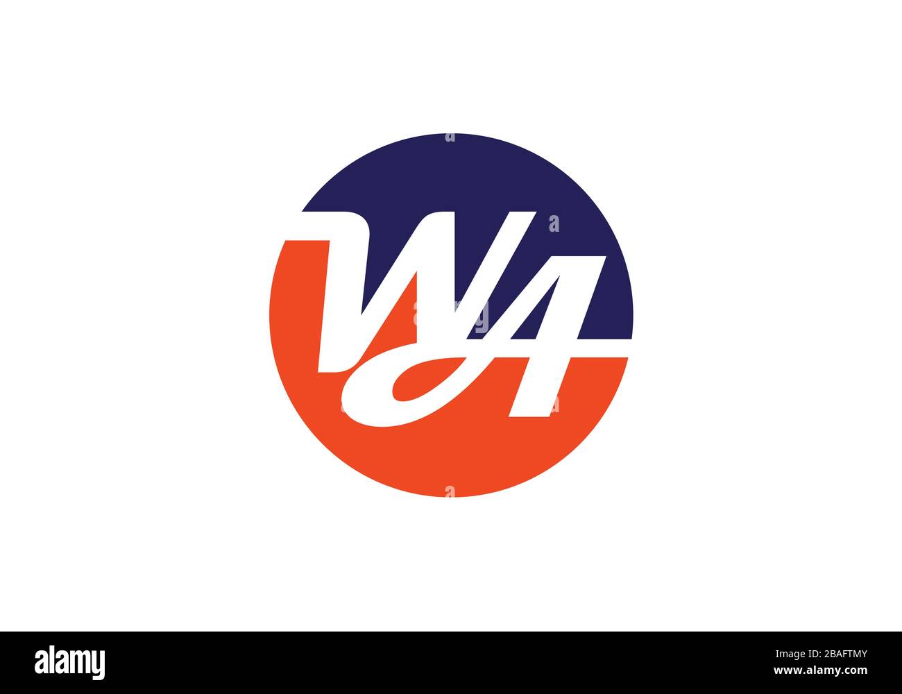 W A, WA Initial Letter Logo design vector template, Graphic Alphabet ...
