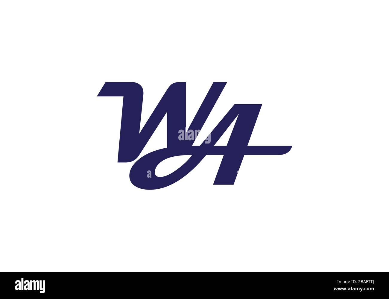 W A, WA Initial Letter Logo design vector template, Graphic Alphabet ...
