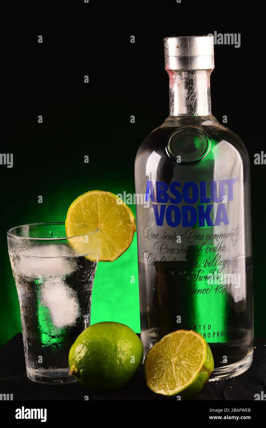 Absolute Vodka Stock Photos & Absolute Vodka Stock Images - Alamy