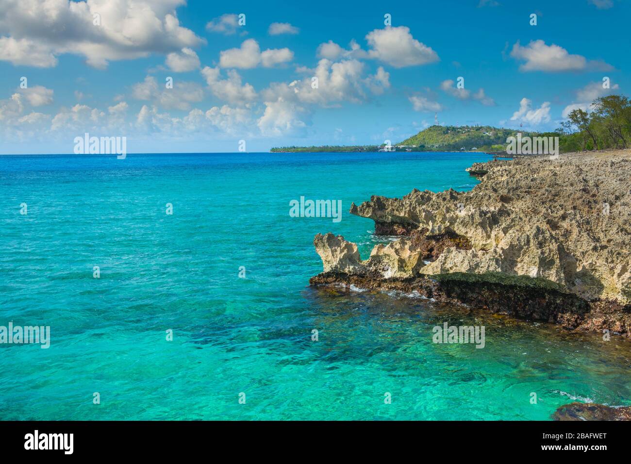Seascape of the seven colors sea Stock Photo - Alamy