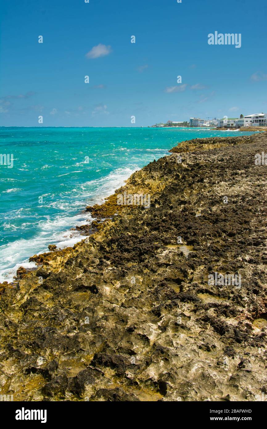 Seascape of the seven colors sea Stock Photo - Alamy