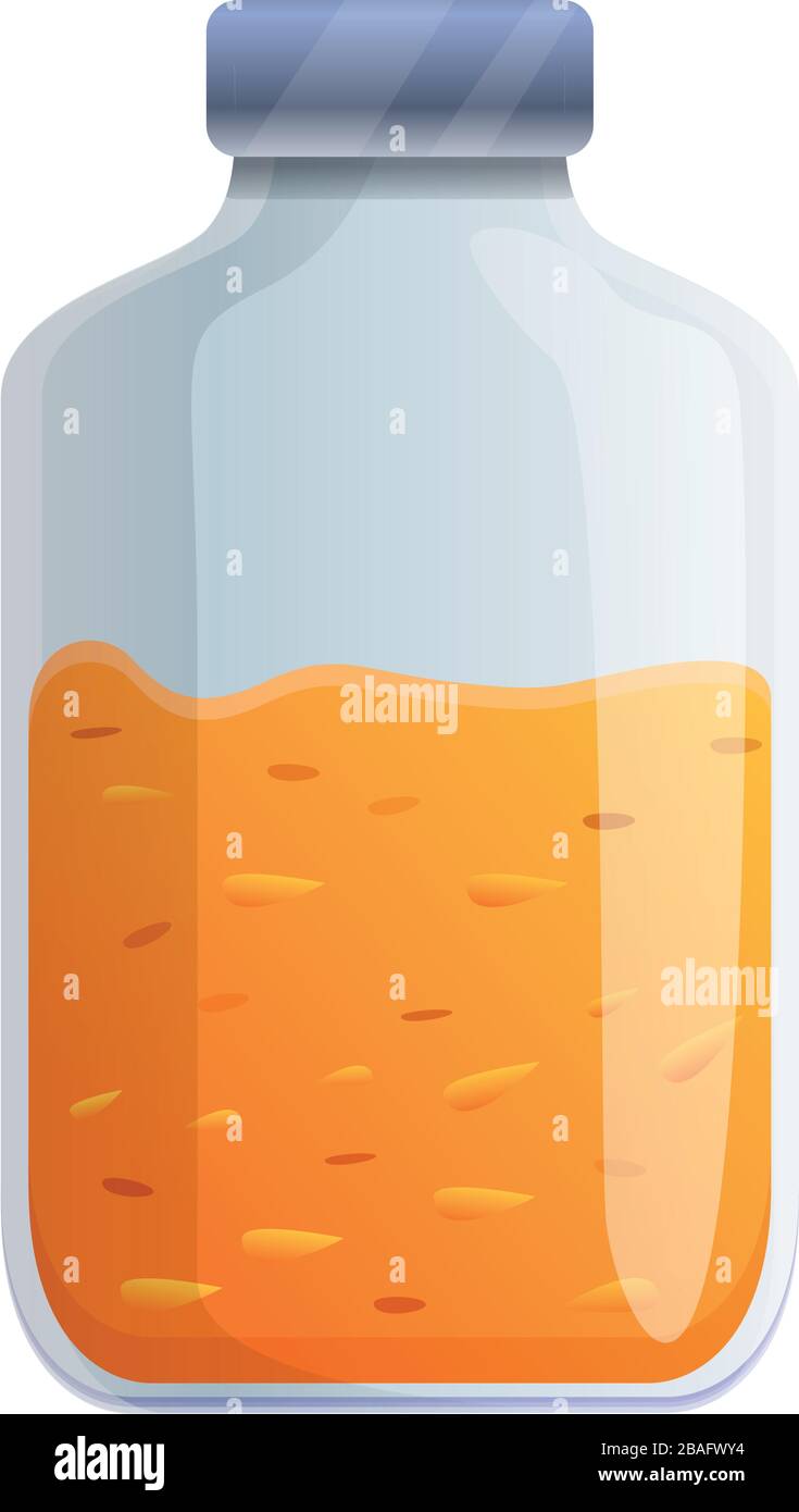 Muesli jar icon. Cartoon of muesli jar vector icon for web design ...