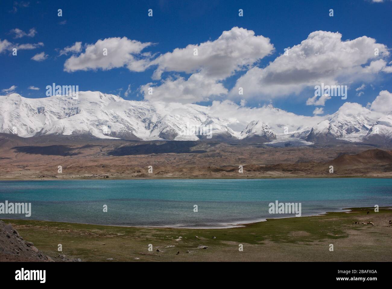 Kala Kule Lake in Altay Prefecture, Xinjiang, China Stock Photo - Alamy
