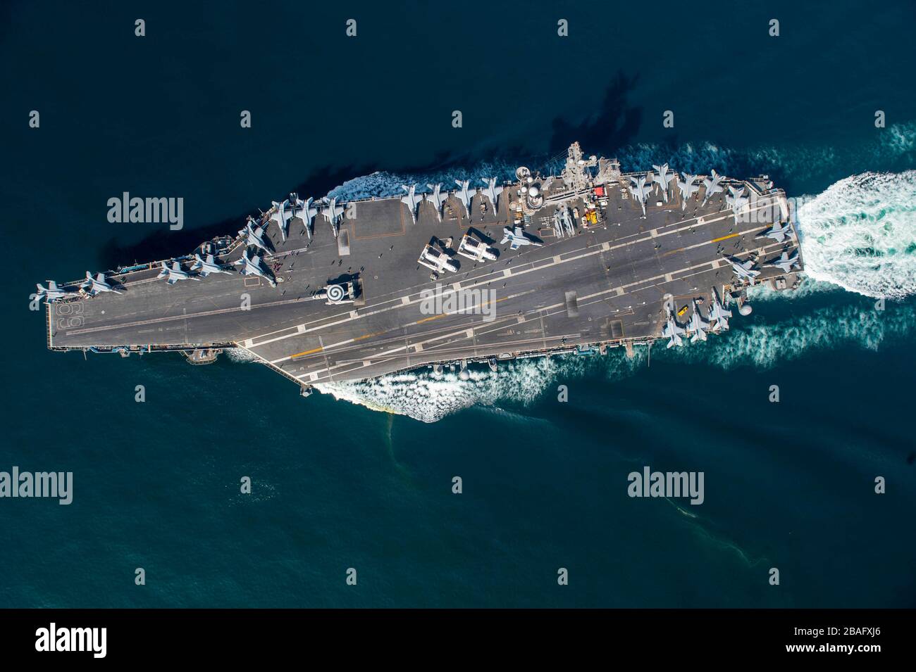 Aircraft Carrier Birds Eye