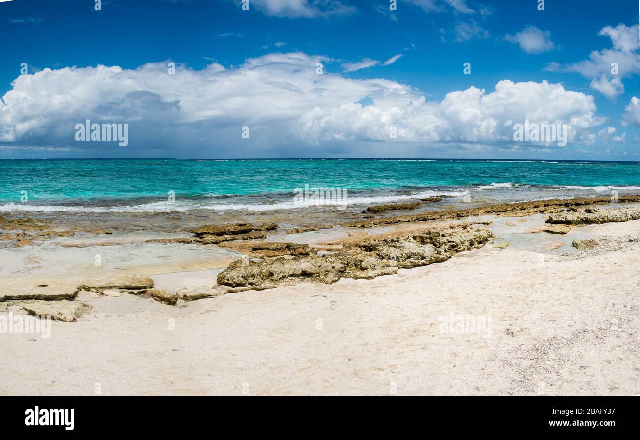 Seascape of Seven Colors Sea Stock Photo - Alamy