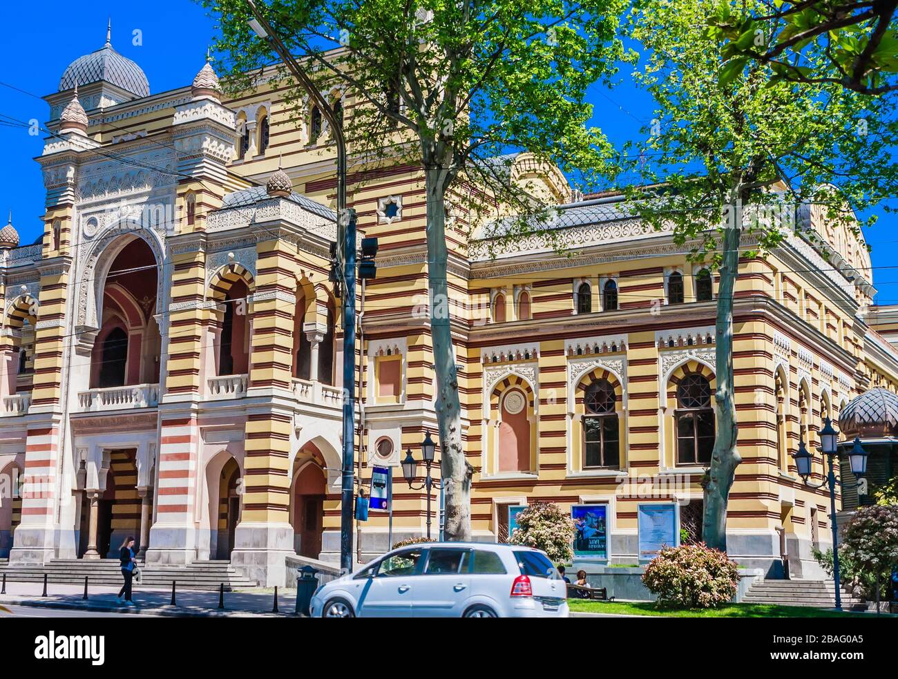 Georgian National Opera and Ballet Theater in Tbilisi, Georgia Stock ...