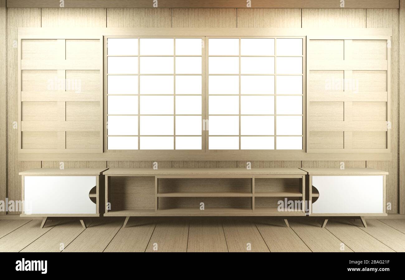 Interior mock up Japan Room Design Japanese-style and the white ...