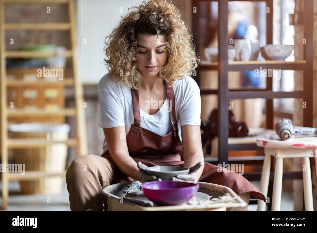 Hand Made Pottery High Resolution Stock Photography and Images - Alamy