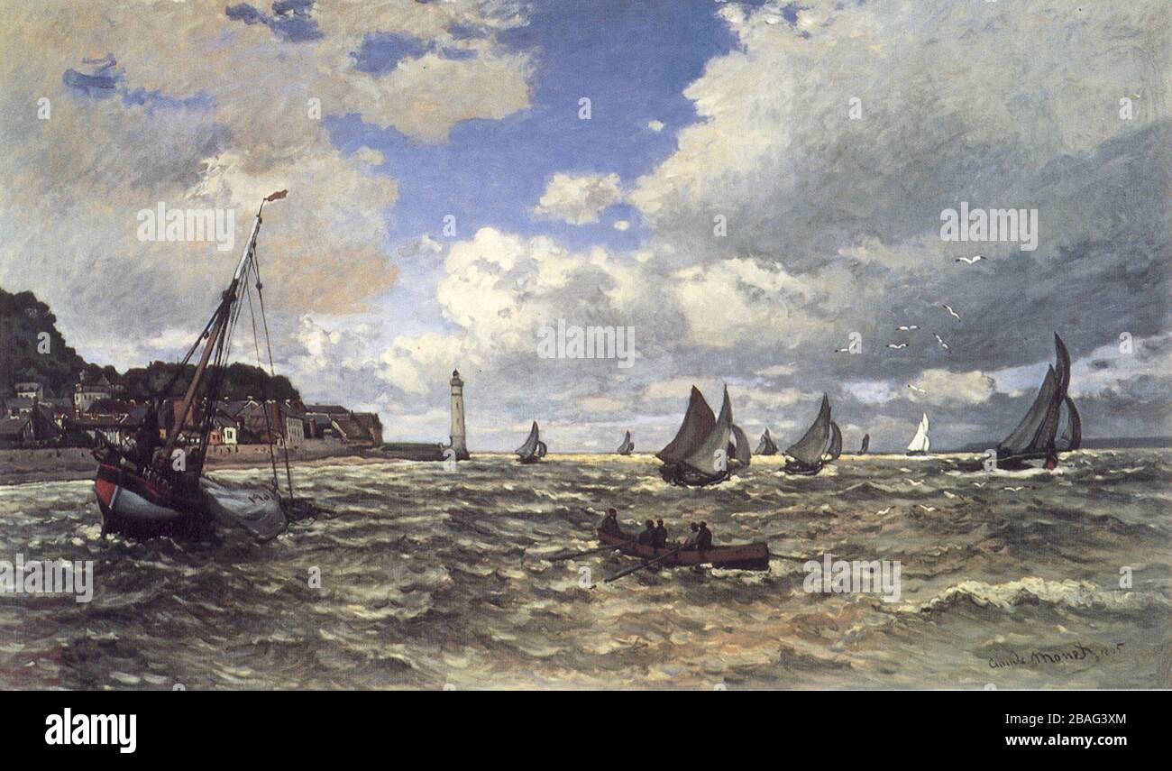 painting, monet, art, france, impressionism, claude monet ...