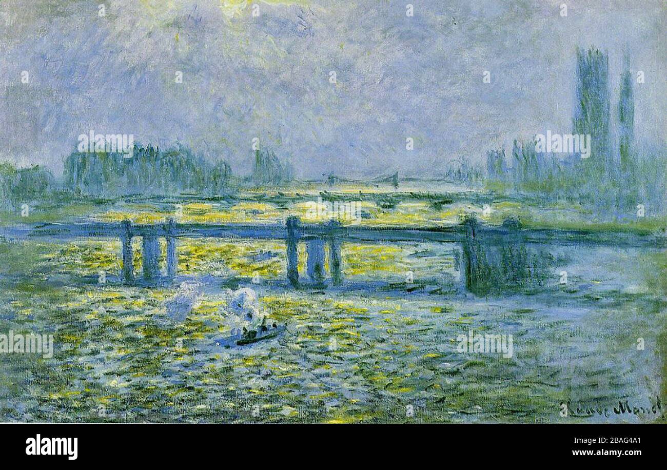 painting, monet, art, france, impressionism, claude monet ...