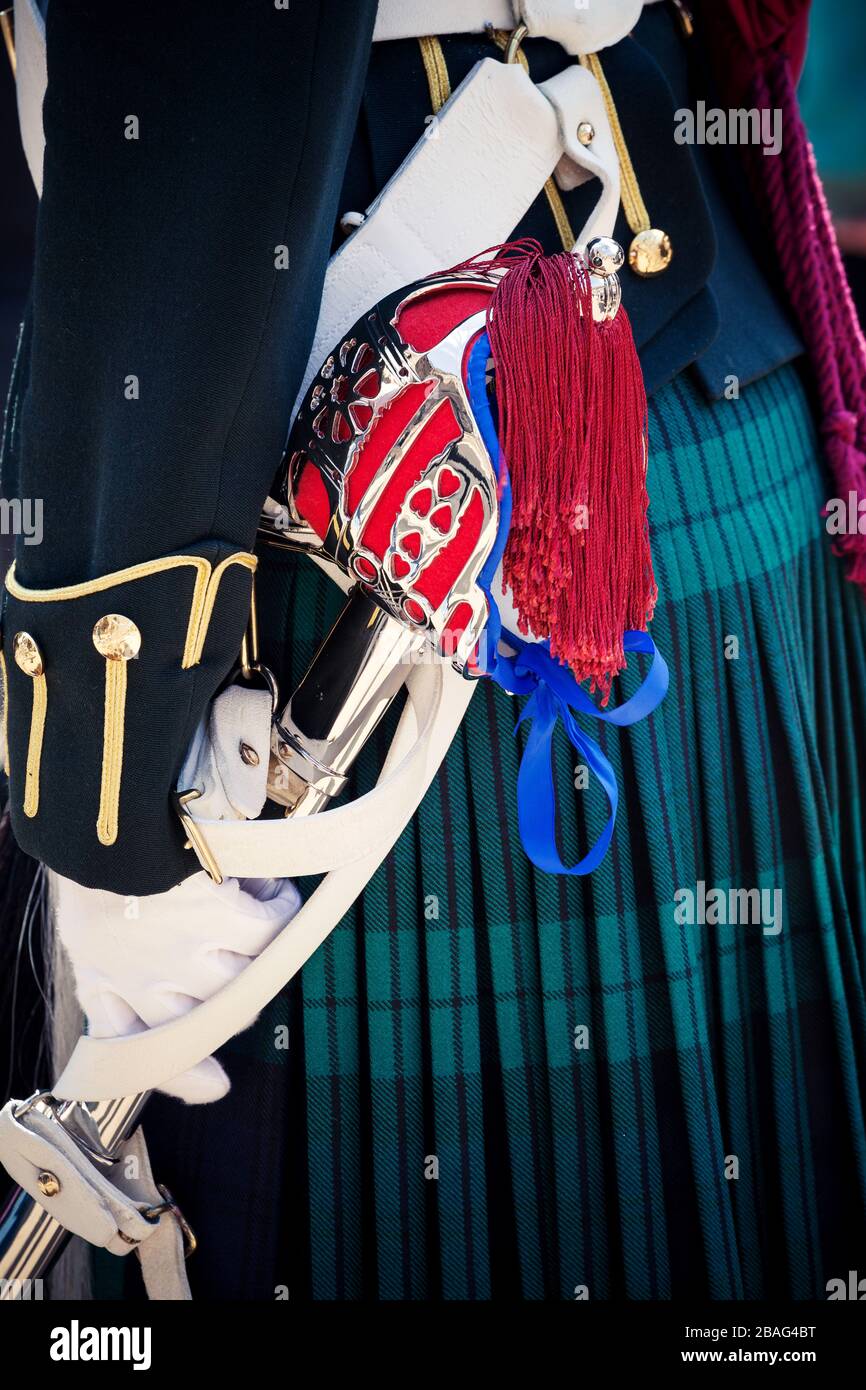 Edinburgh - Scotland - Royal Scots Dragoon Guard Stock Photo - Alamy