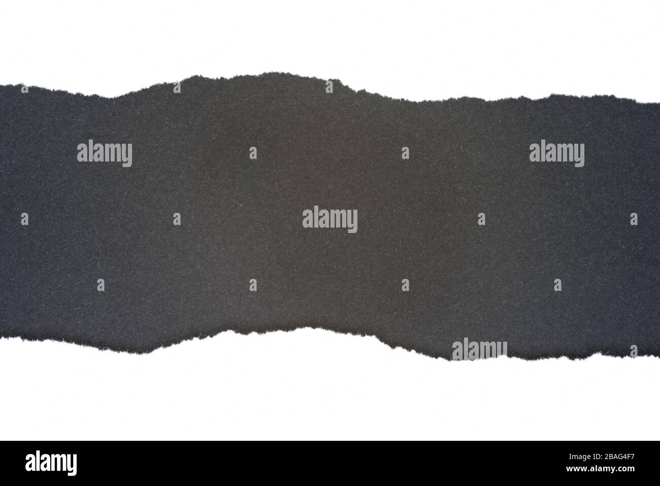 White ripped paper frame with black background Stock Photo - Alamy
