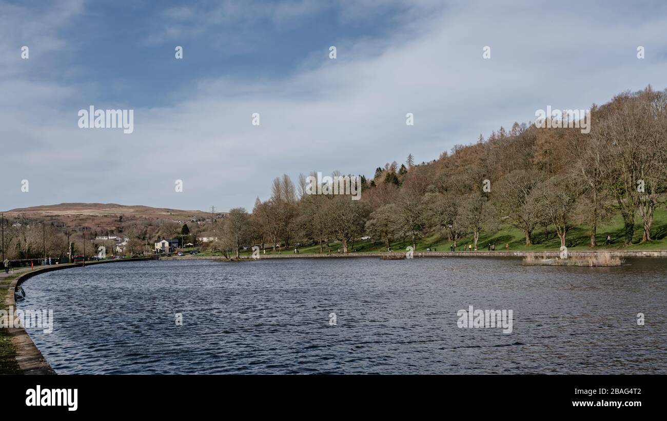 Cyfartha lake hi-res stock photography and images - Alamy