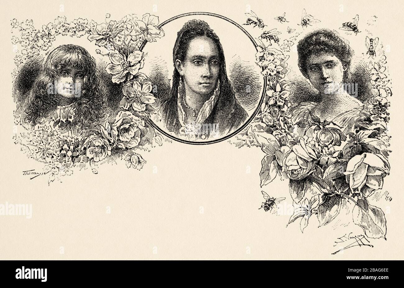 Portrait of María Refugio Barragán de Toscano (1843 - 1916) Mexican ...