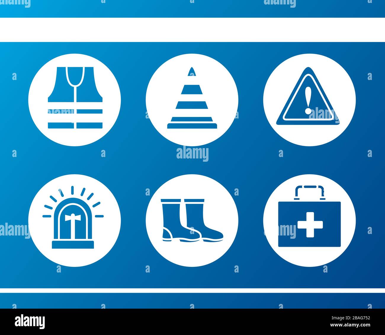 bundle of protection tools set icons Stock Vector Image & Art - Alamy