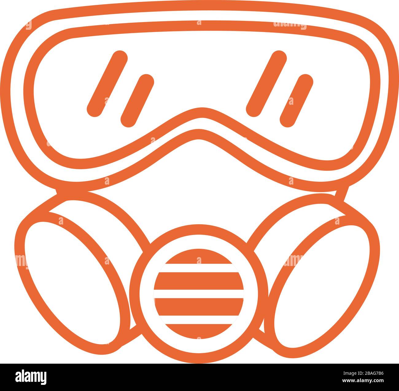 bio security mask protectionline style Stock Vector Image & Art - Alamy