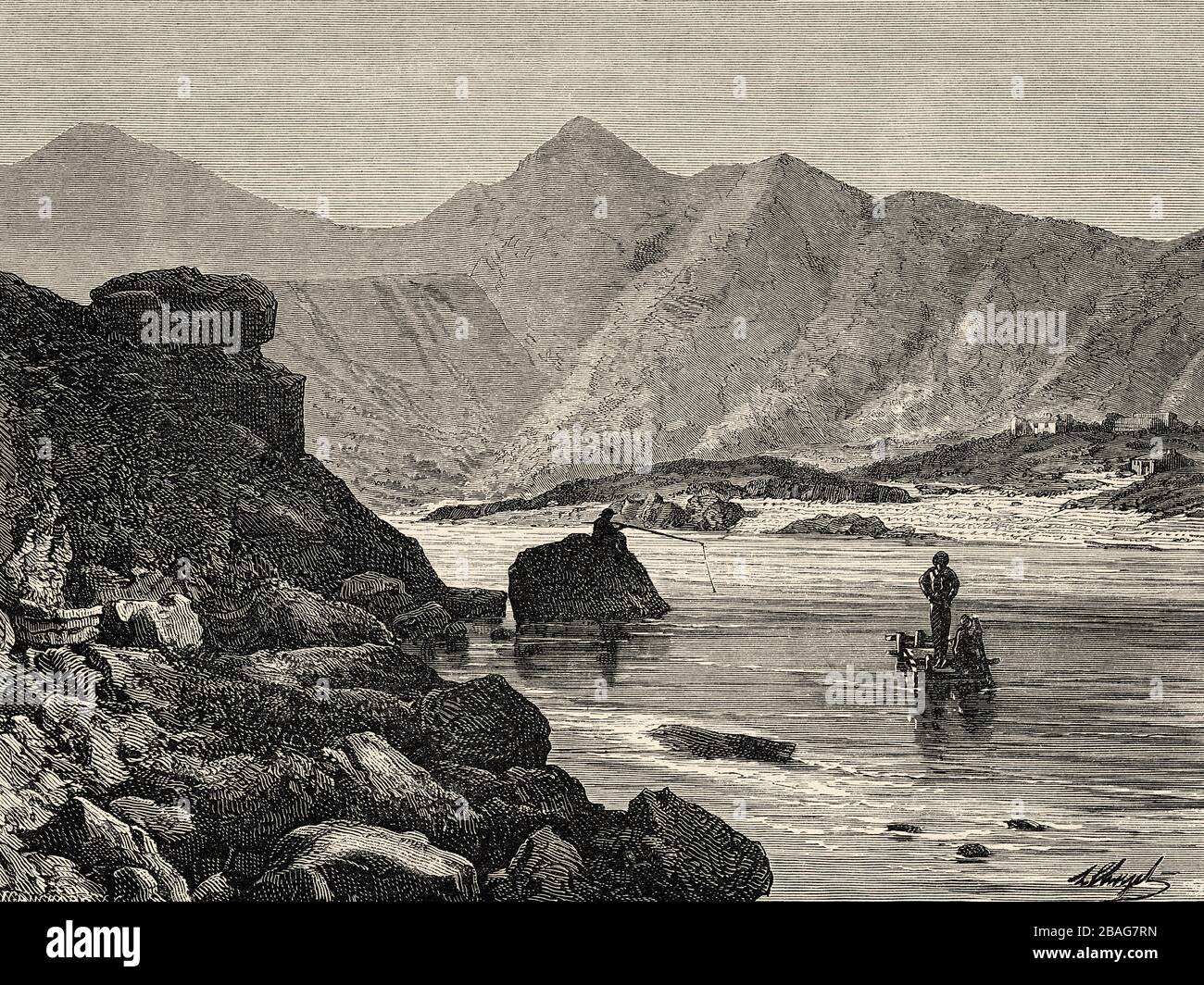 The Indus river near Attock, India. Trip to Punjab and Kashmir by ...