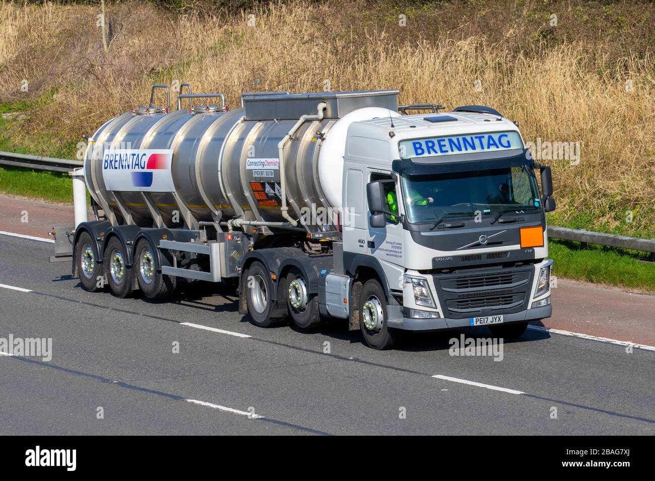 Brenntag Tanker Haulage 'Connecting Chemistry' delivery trucks, lorry ...