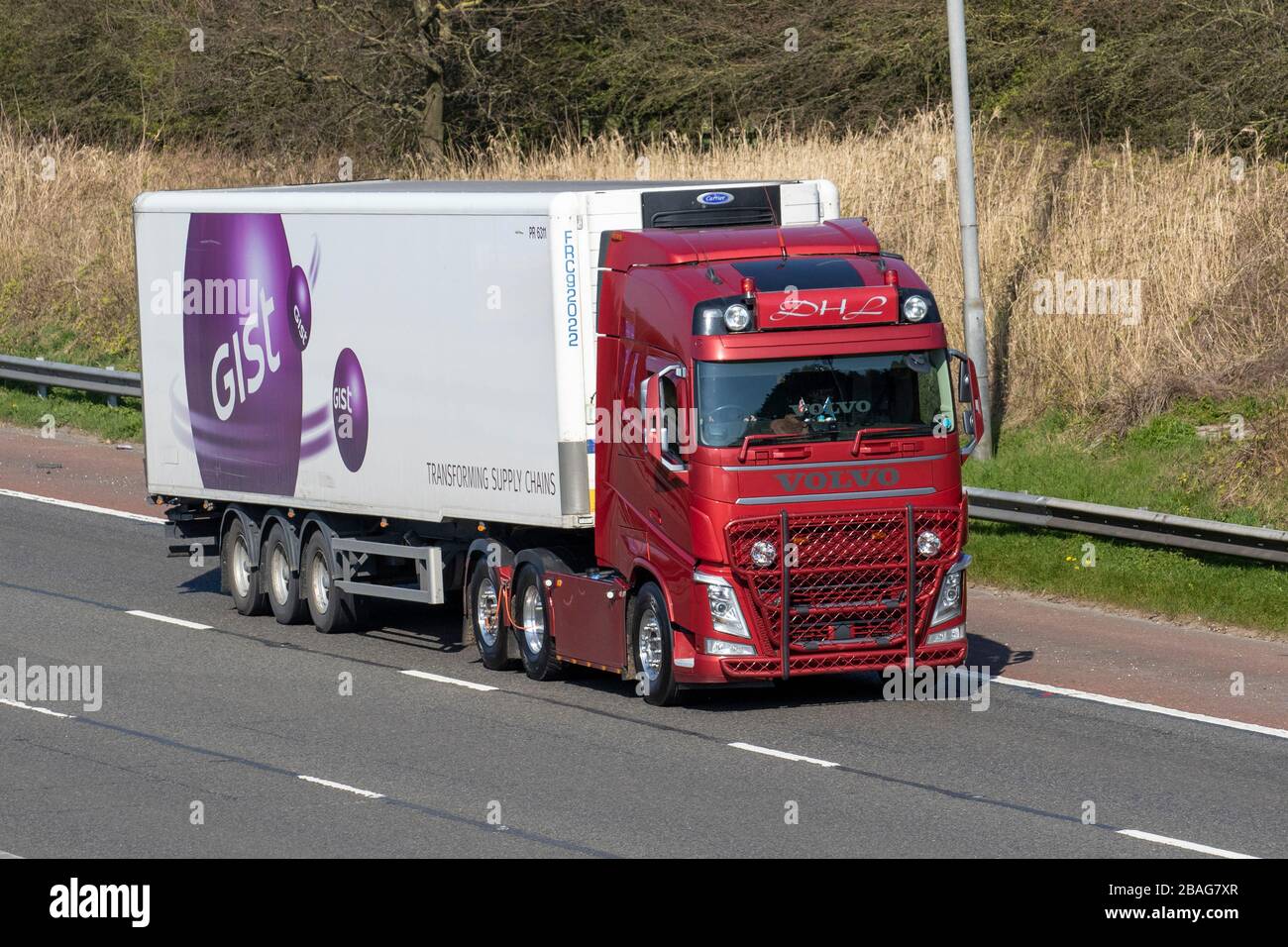 Gist Transforming supply chain; Red Haulage delivery trucks, lorry ...