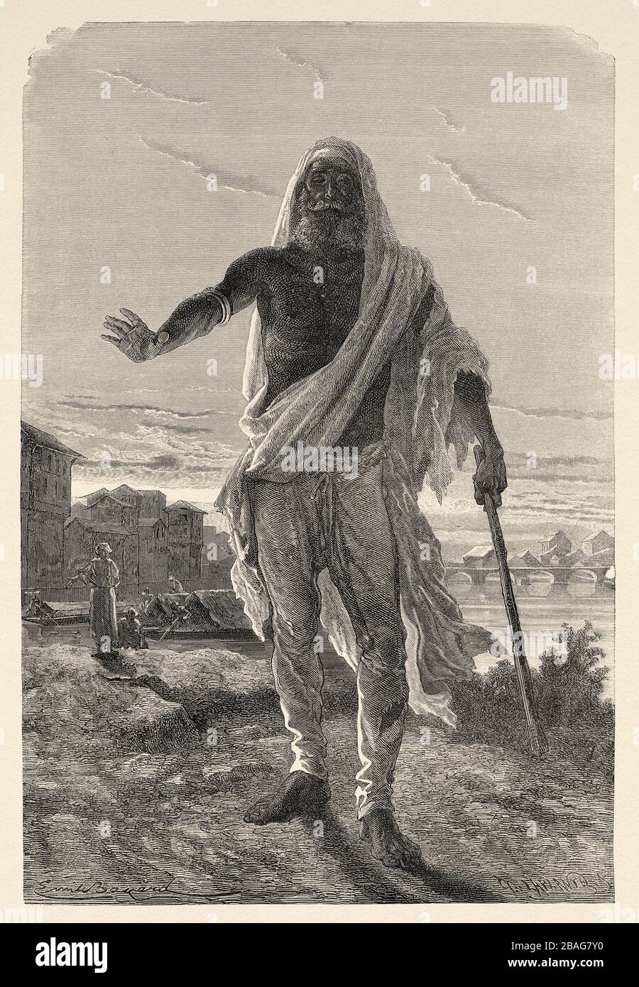 India blind hi-res stock photography and images - Alamy