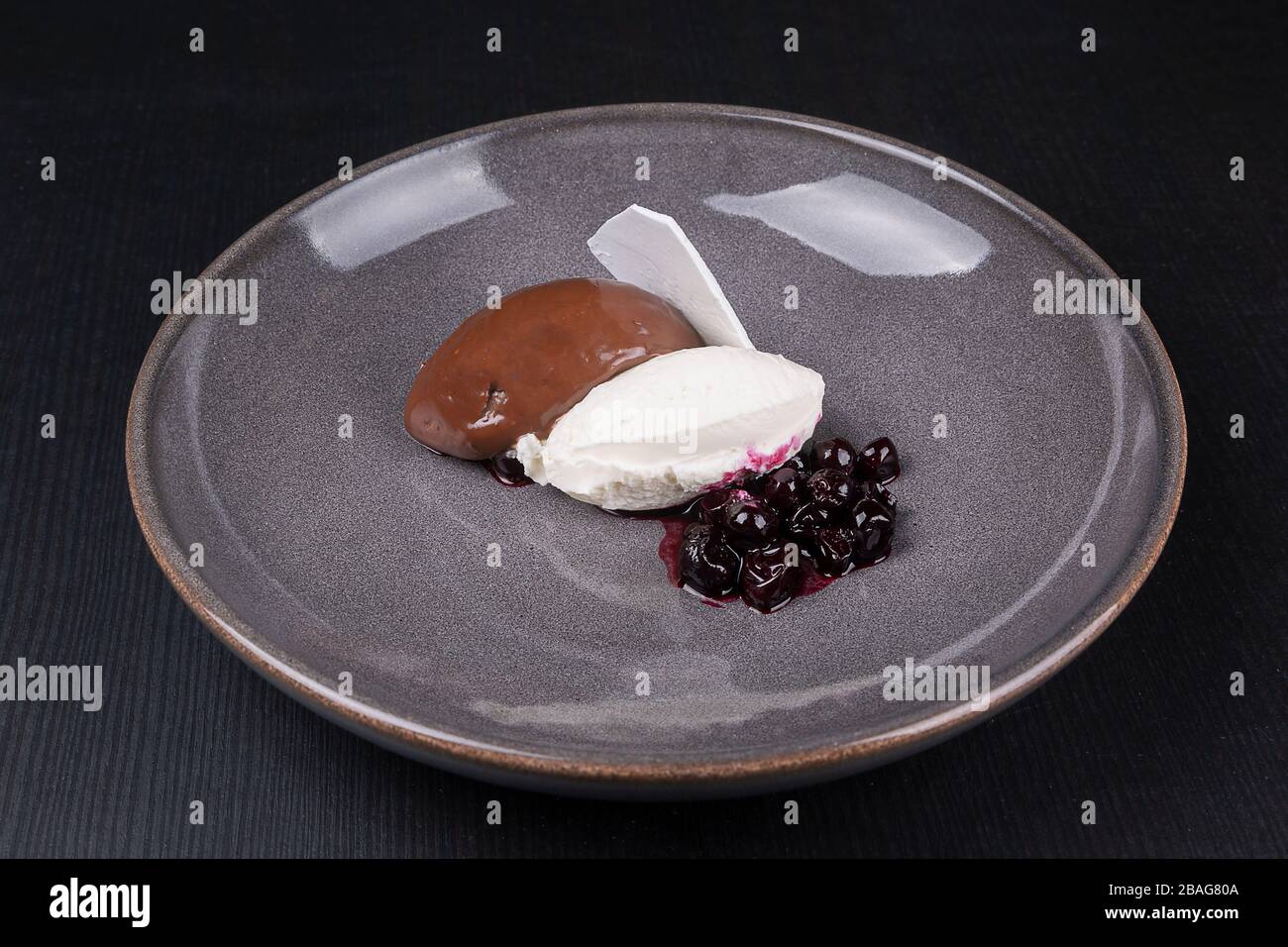 tasty and beautiful food and a restaurant and cafe Stock Photo - Alamy