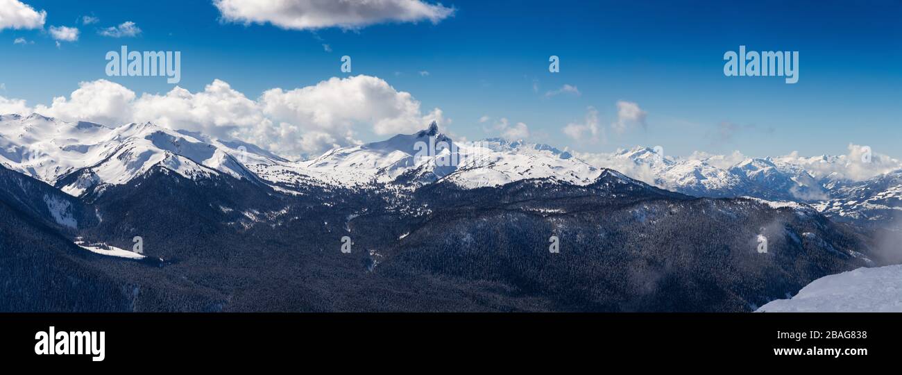 Whistler, British Columbia, Canada. Beautiful Panoramic View of the ...
