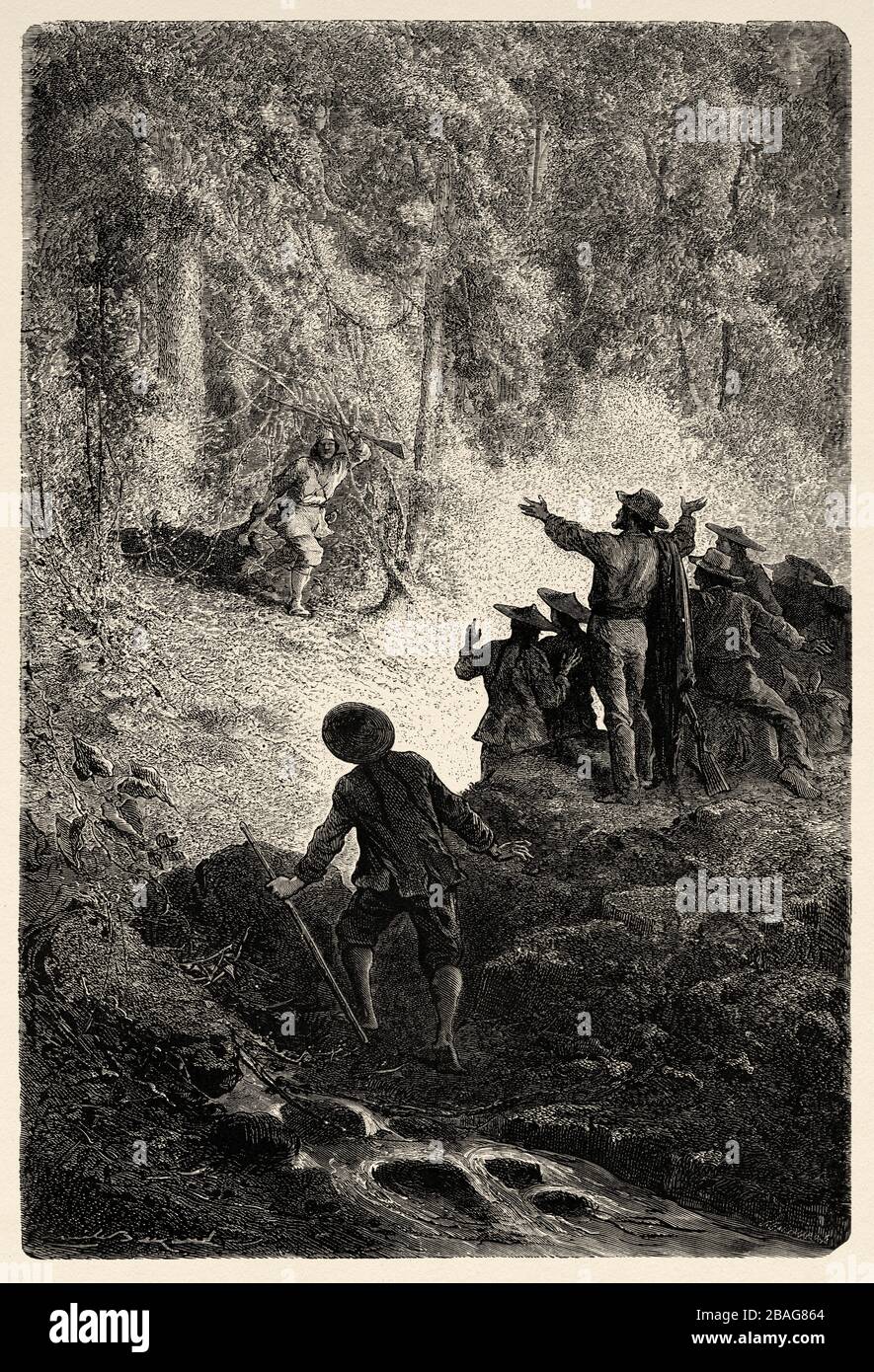 American hunting 1800s hi-res stock photography and images - Alamy