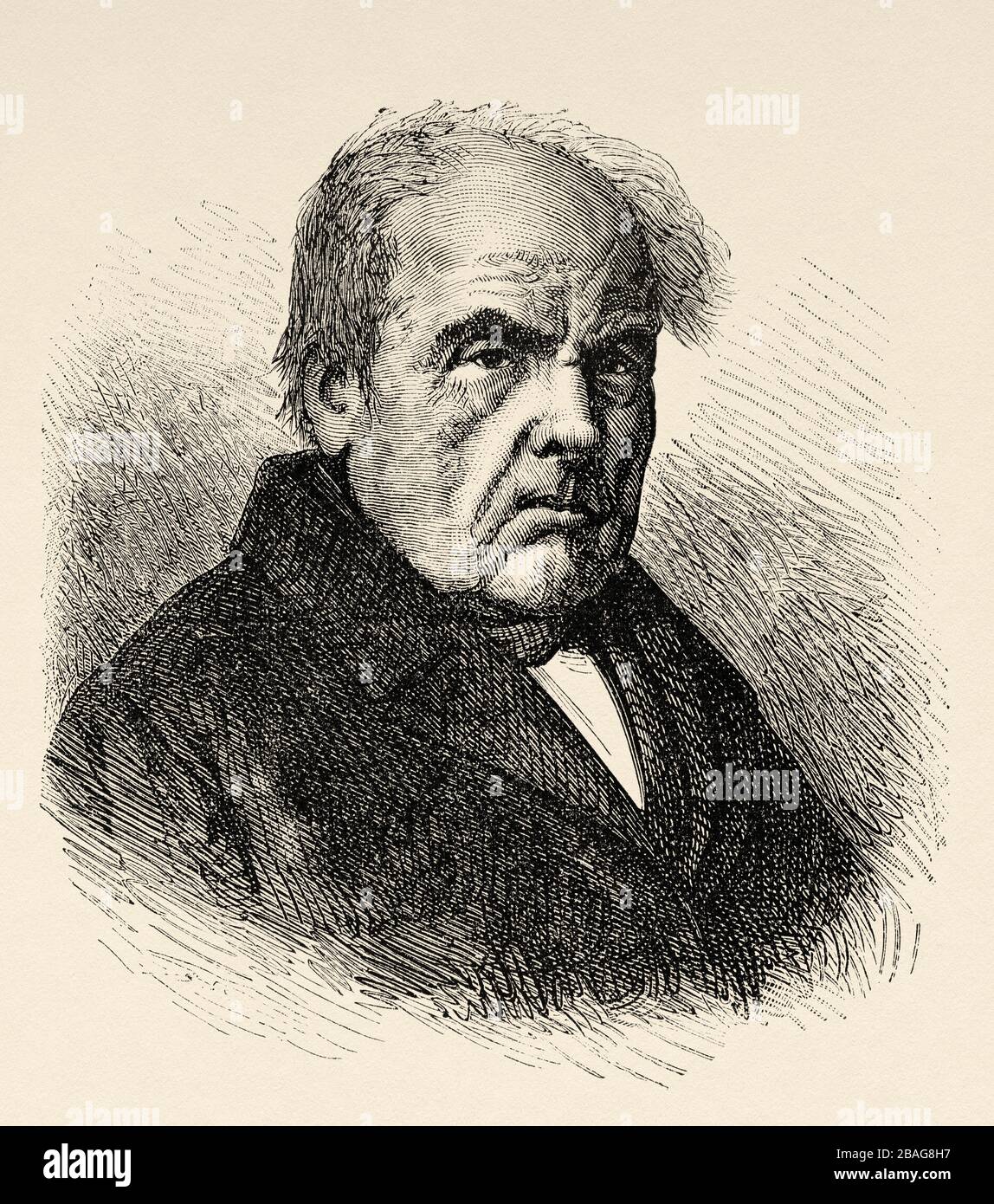 Vintage drawing of charles de coster hi-res stock photography and ...