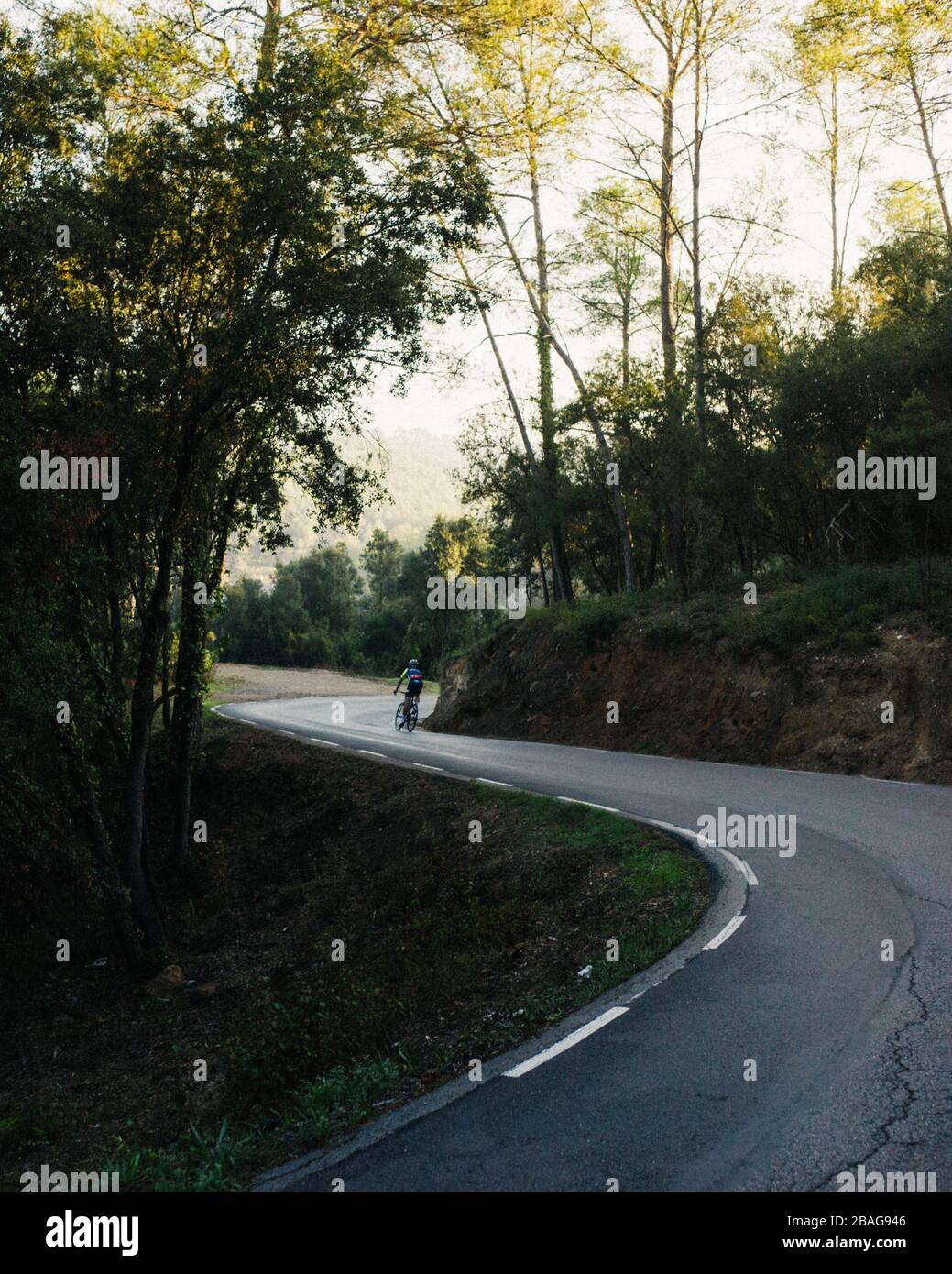 Silhouette bike corner hi-res stock photography and images - Alamy