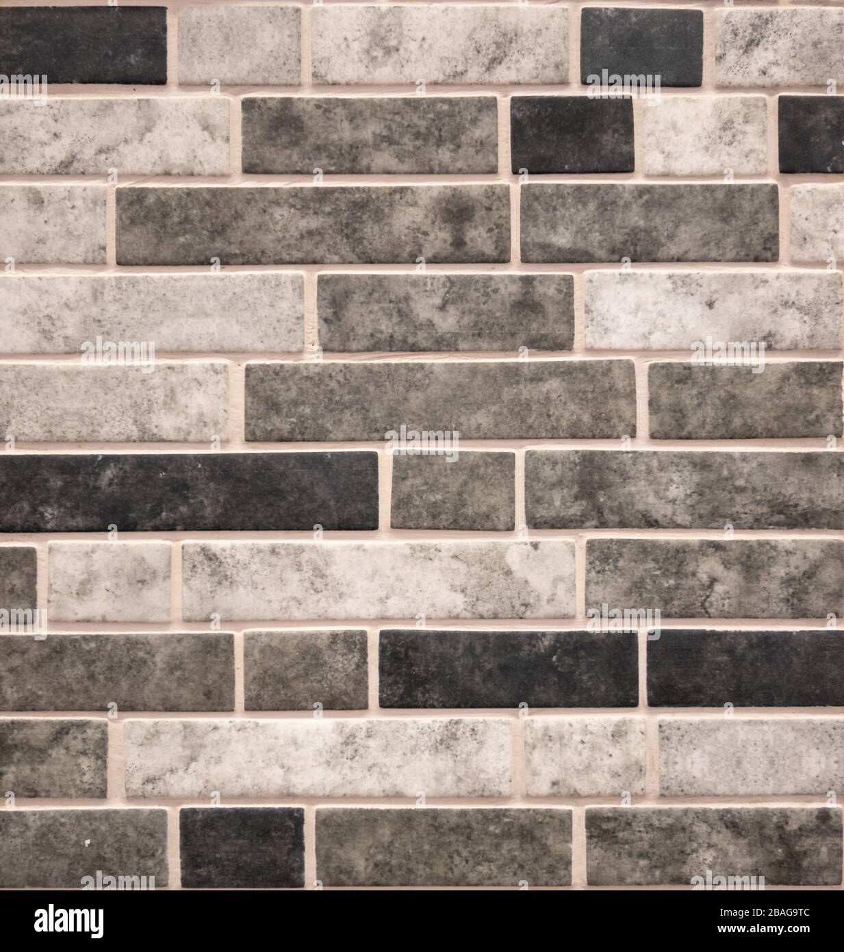 Long Rectangular Tile of Various GRay Colors Stock Photo - Alamy
