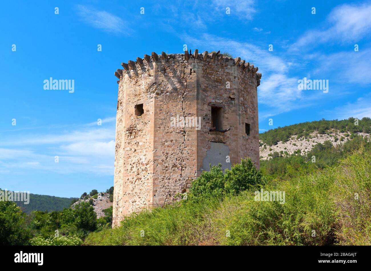 ruins of old tower Stock Photo - Alamy