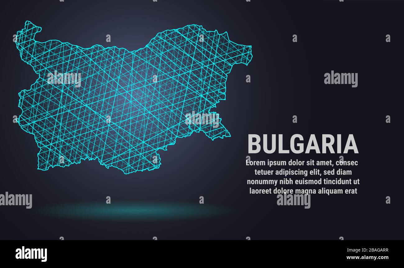 Vector low poly map of Bulgaria Stock Vector Image & Art - Alamy