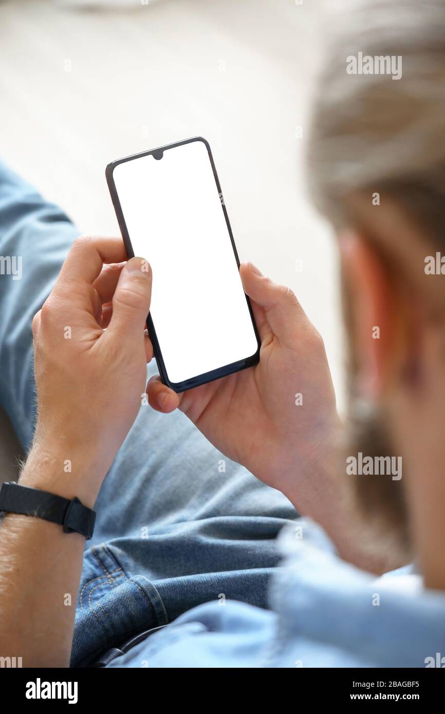 Cell phone communication vertical hi-res stock photography and images ...