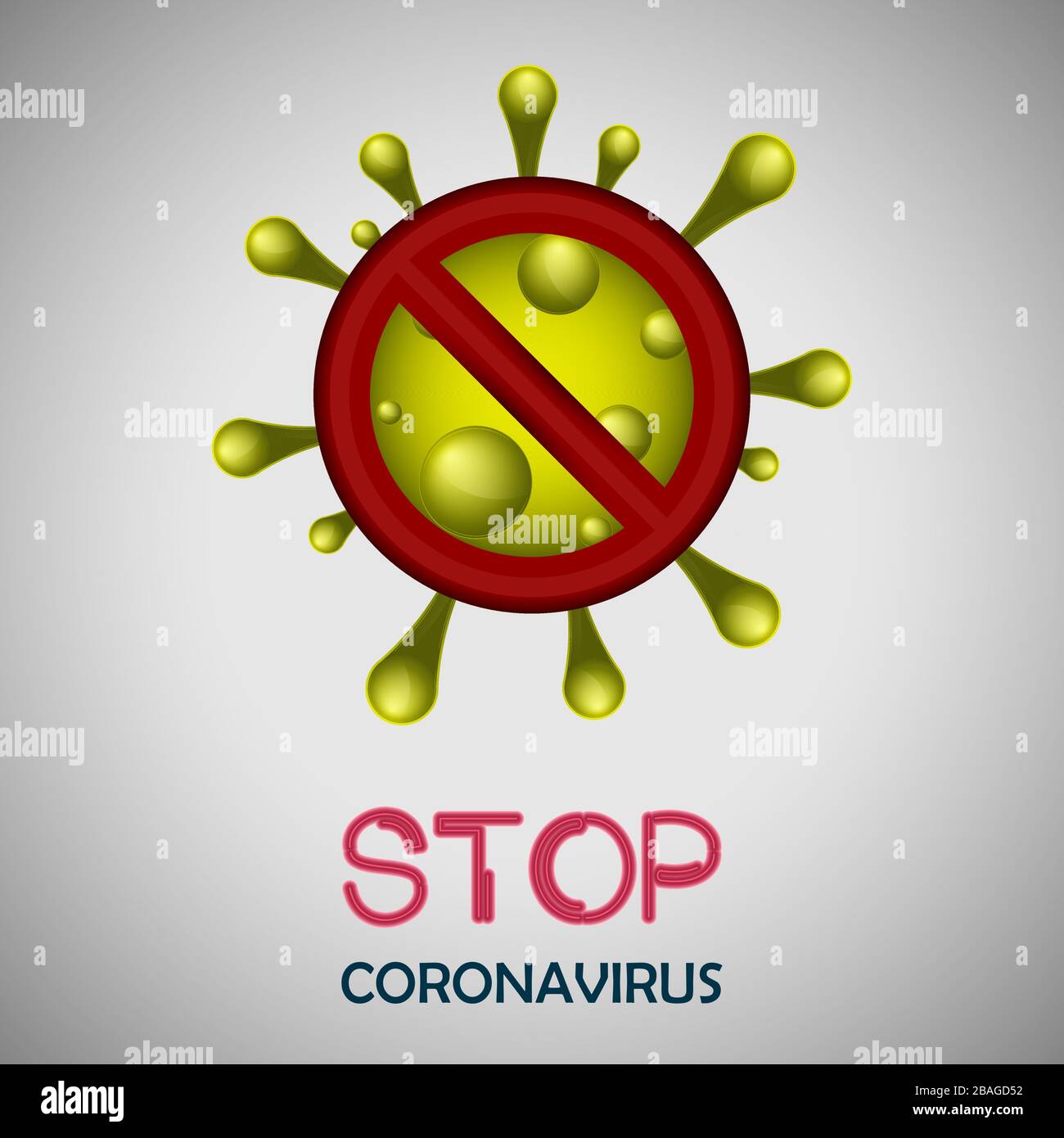 Stop coronavirus poster Stock Vector Image & Art - Alamy