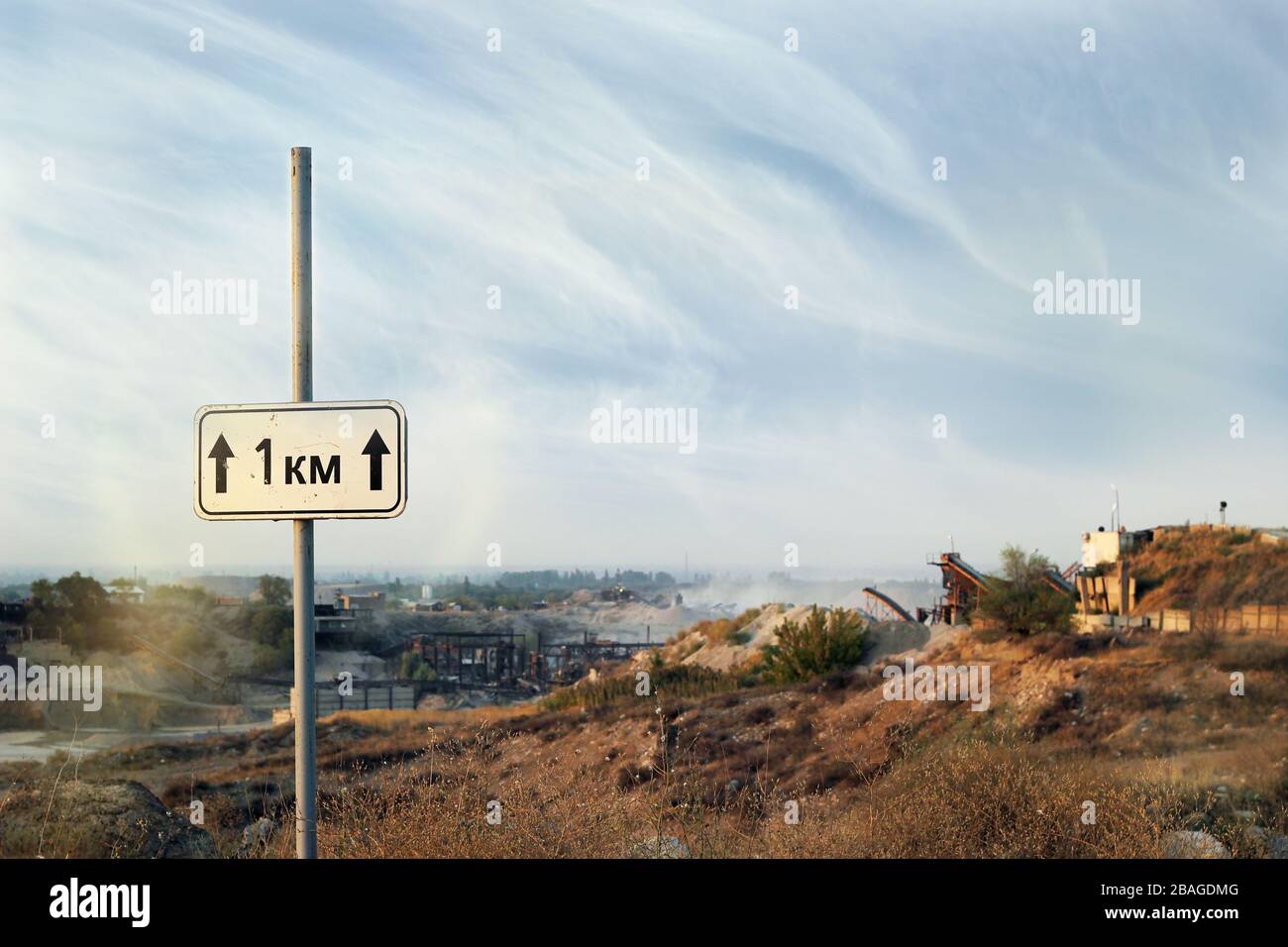 Kilometer Post High Resolution Stock Photography and Images - Alamy
