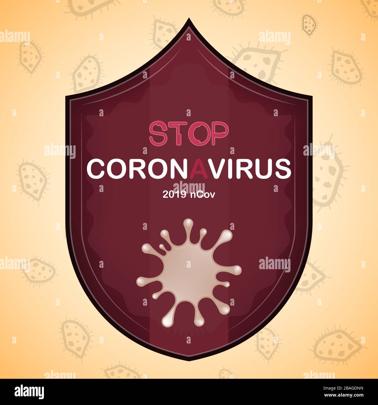 Stop coronavirus poster Stock Vector Image & Art - Alamy