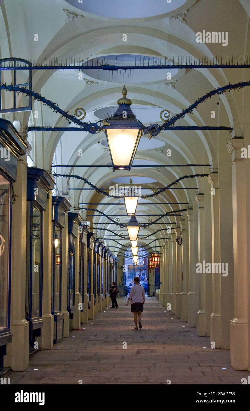 Royal Opera Arcade in Pall Mall London England UK Stock Photo - Alamy