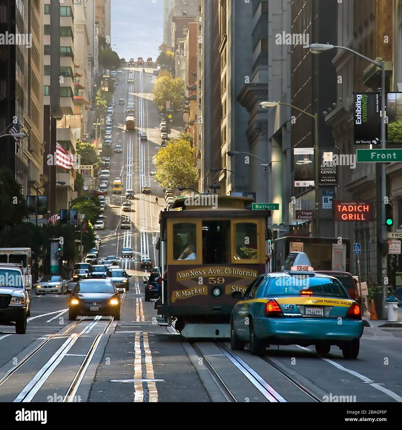 San Francisco, USA; October 04 2007:Classic view of historic ...