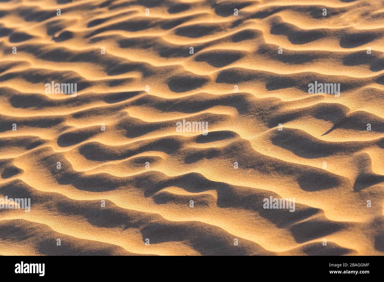 Sand texture on the beach, Essaouira, Morocco Stock Photo - Alamy