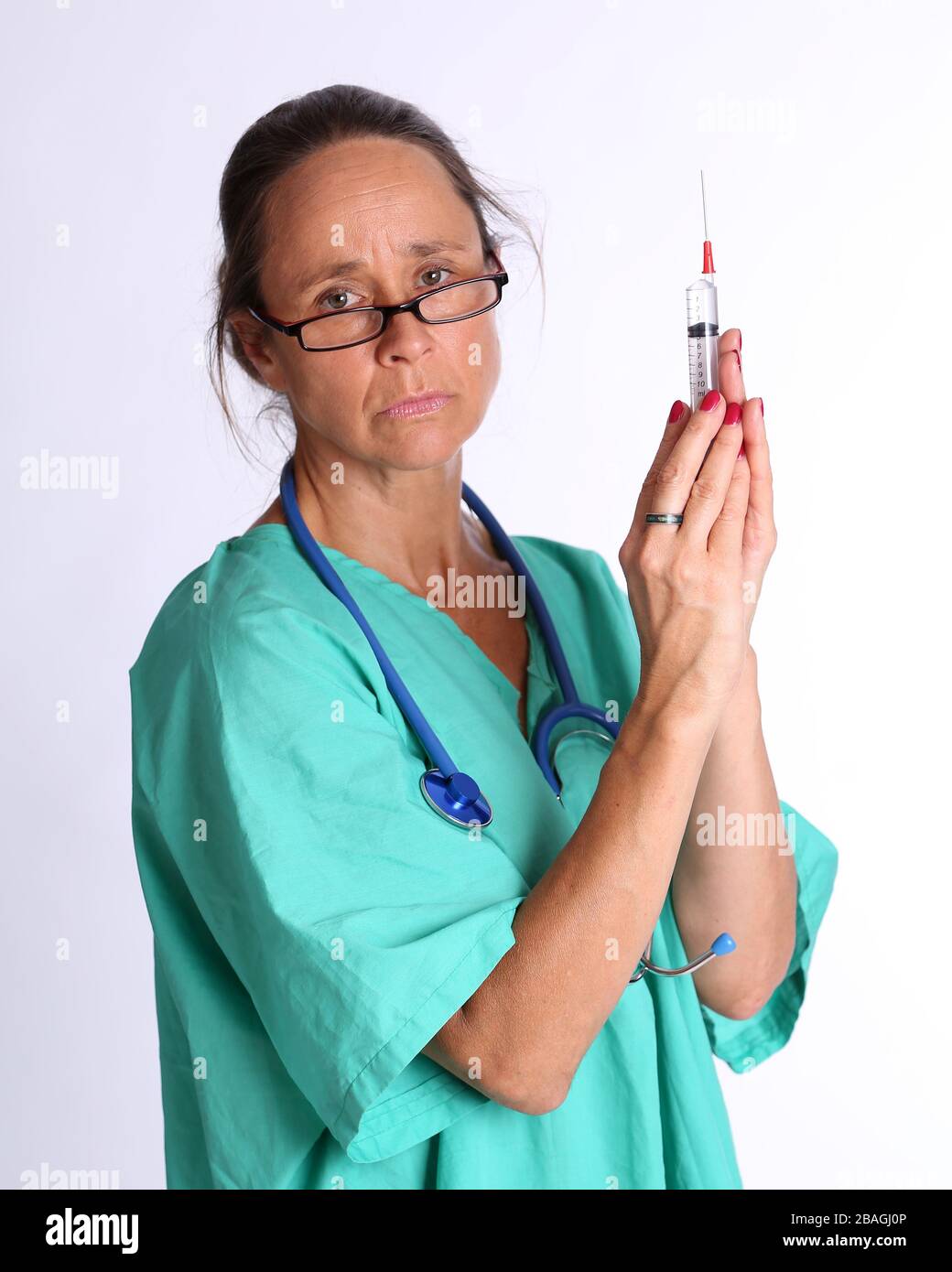 August 2015 - Older lady doctor returning to duty to serve too assist with the treatment of ...